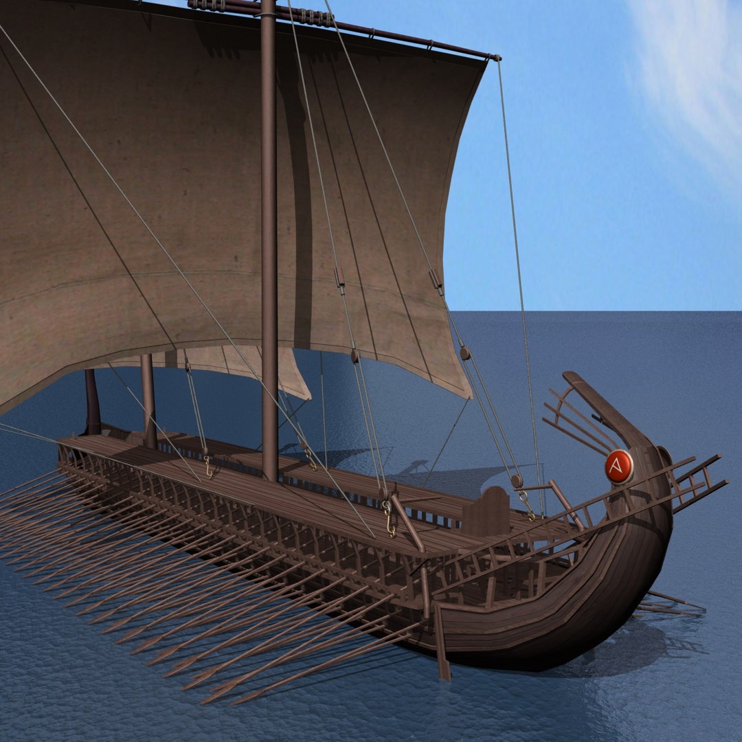 3ds max greek trireme