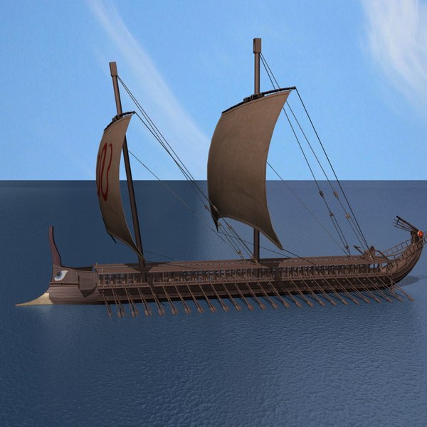 3ds max greek trireme