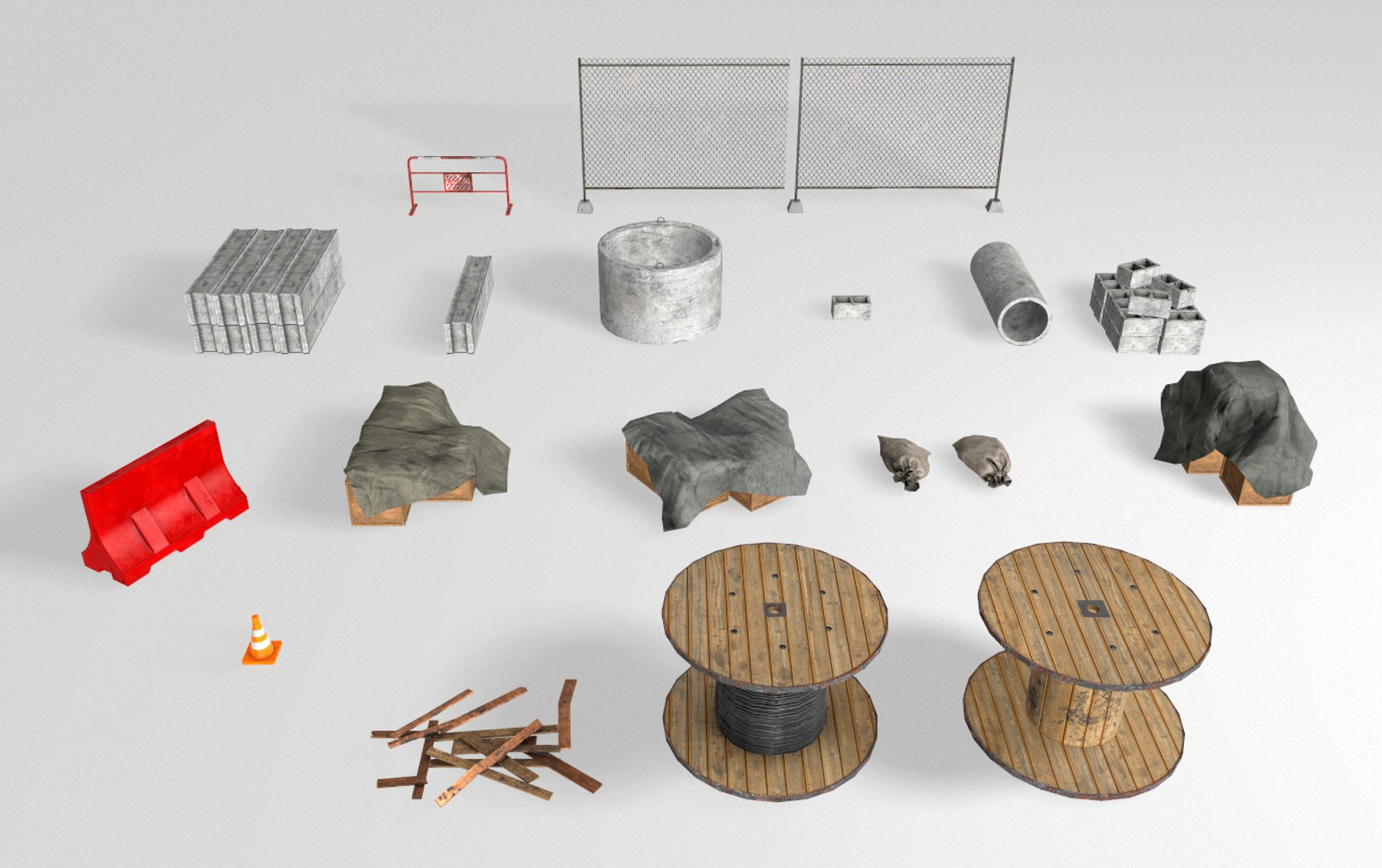 Props Sets 3D Model - TurboSquid 1541282