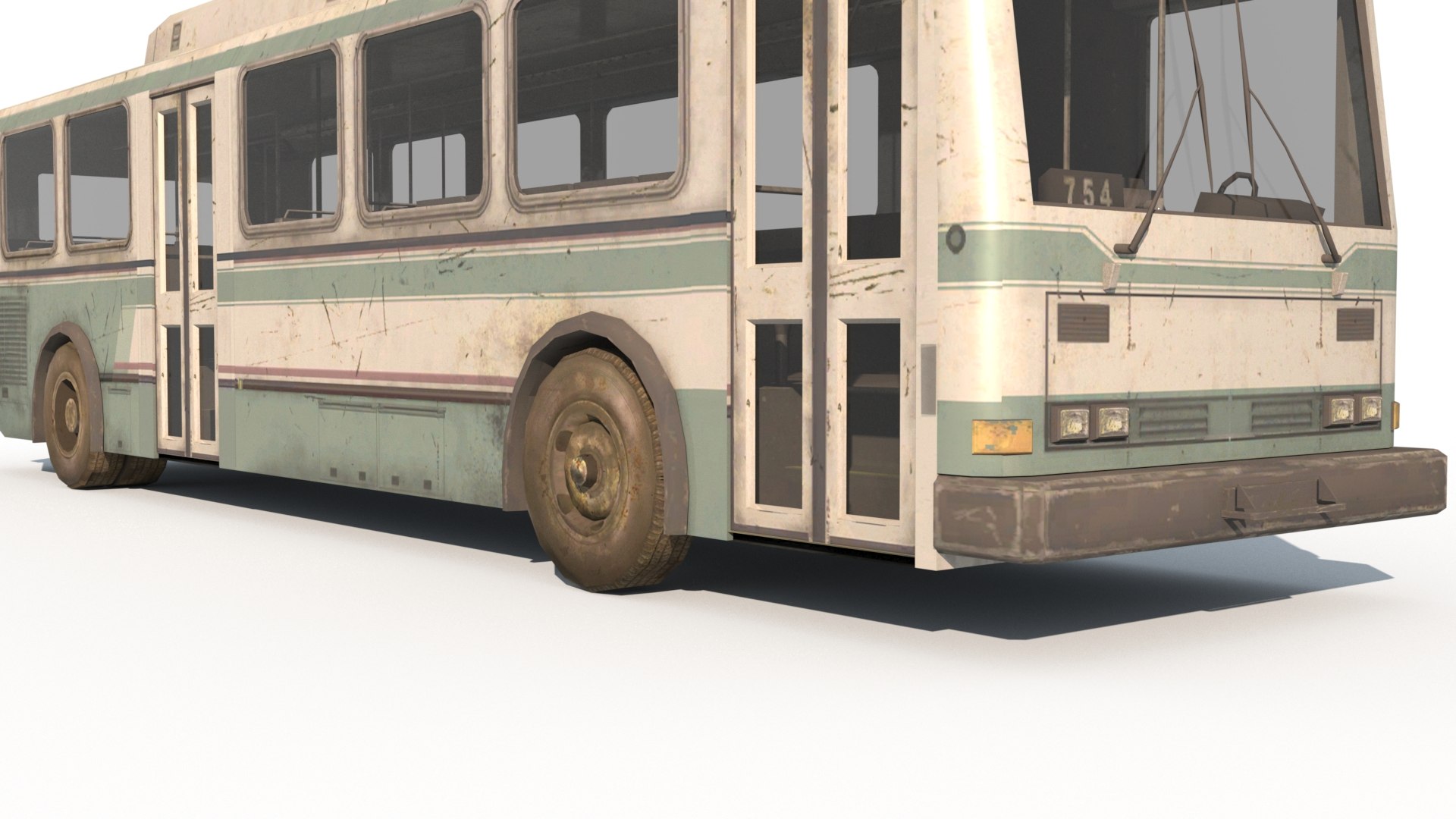 3D Old Bus - TurboSquid 2063706