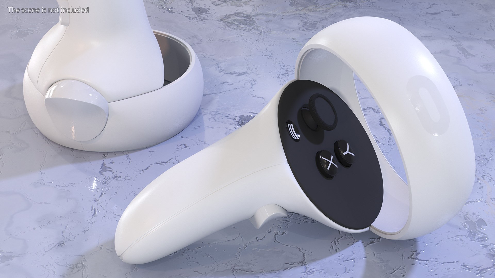 3D Oculus Quest 2 Standalone VR Headset with Controllers - TurboSquid ...