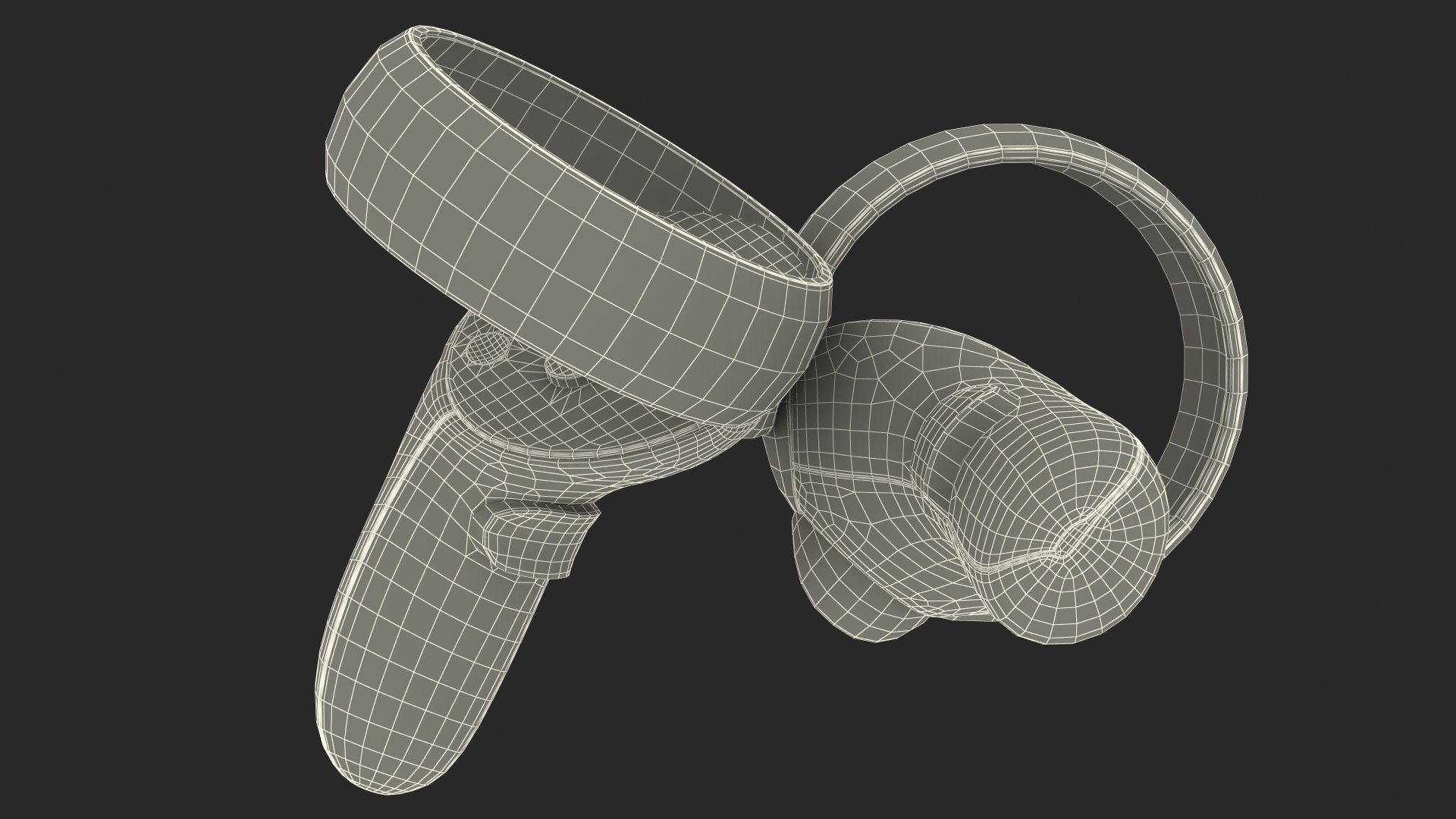 3D Oculus Quest 2 Standalone VR Headset with Controllers - TurboSquid ...