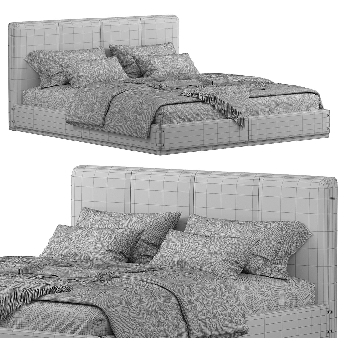 MIDA Bed 3D Model - TurboSquid 2140166