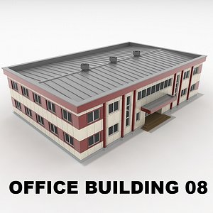 3d model office building city