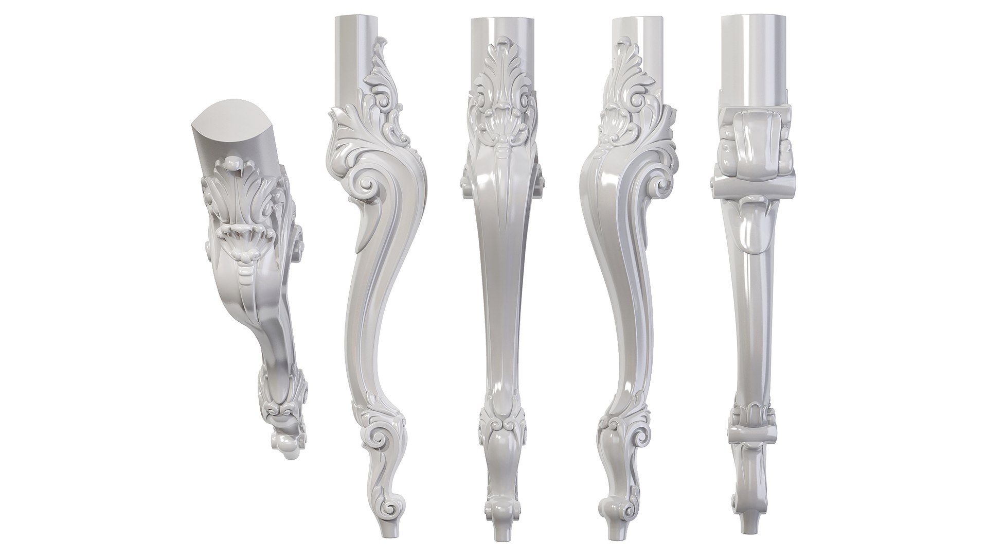 Classic Leg 038 3D Model - TurboSquid 1954391