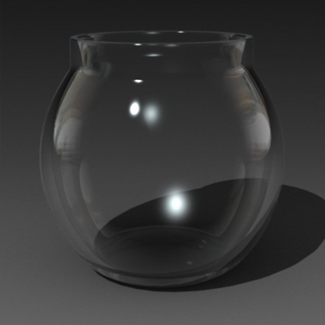 3d Fishbowl Aquarium Model