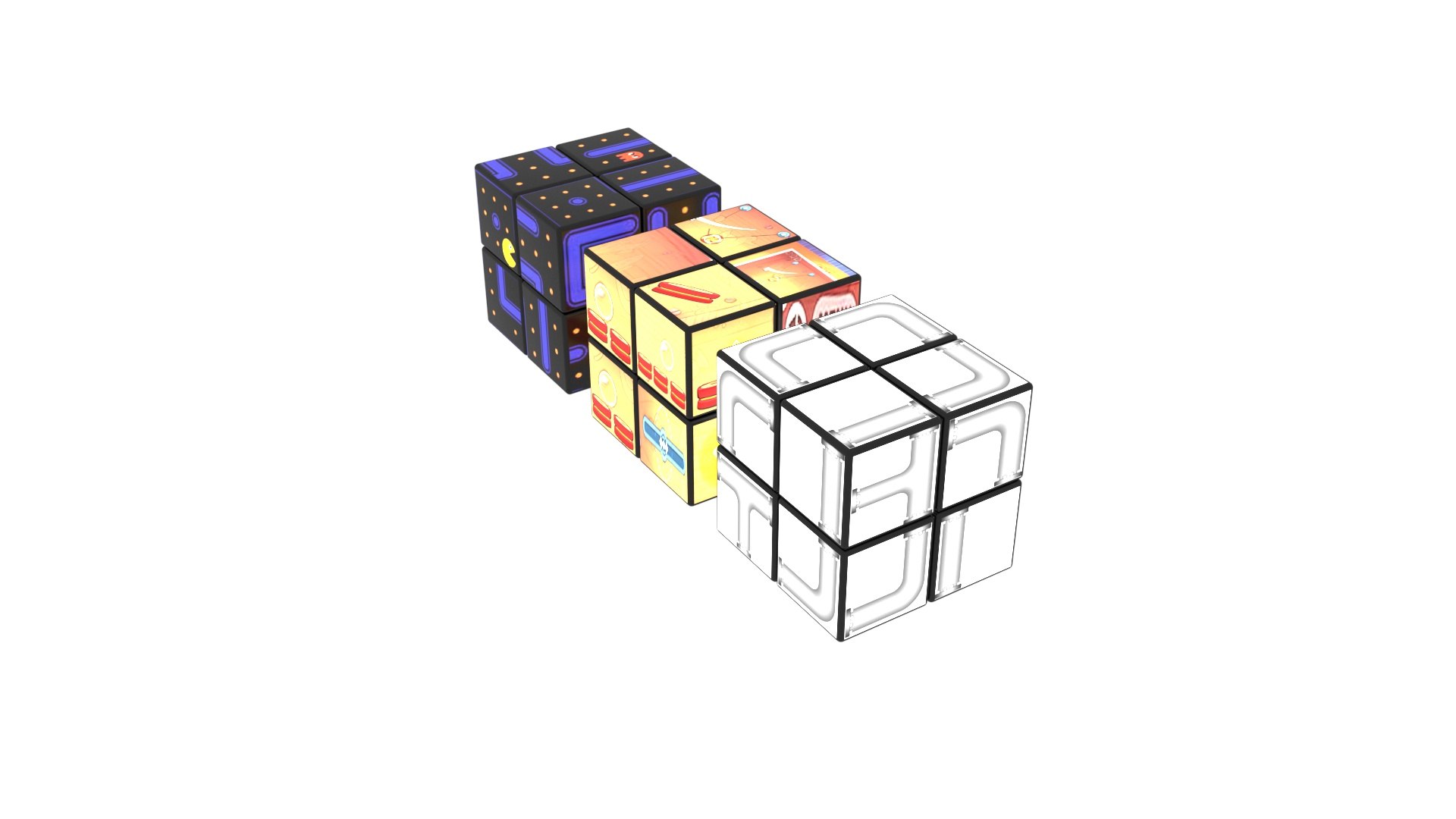 3D Rubiks Cube-like Gaming System - TurboSquid 1800716
