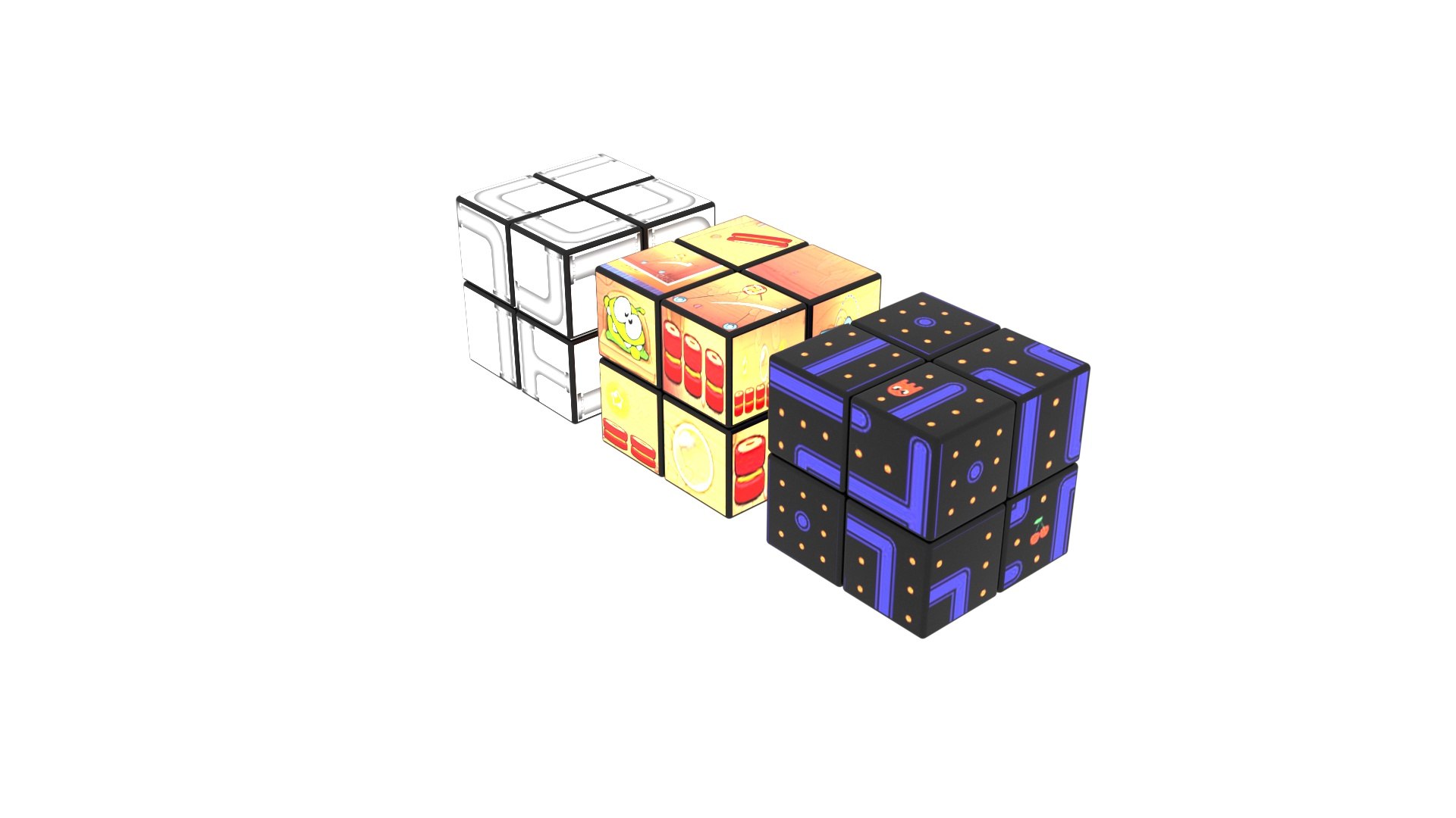 3D Rubiks Cube-like Gaming System - TurboSquid 1800716