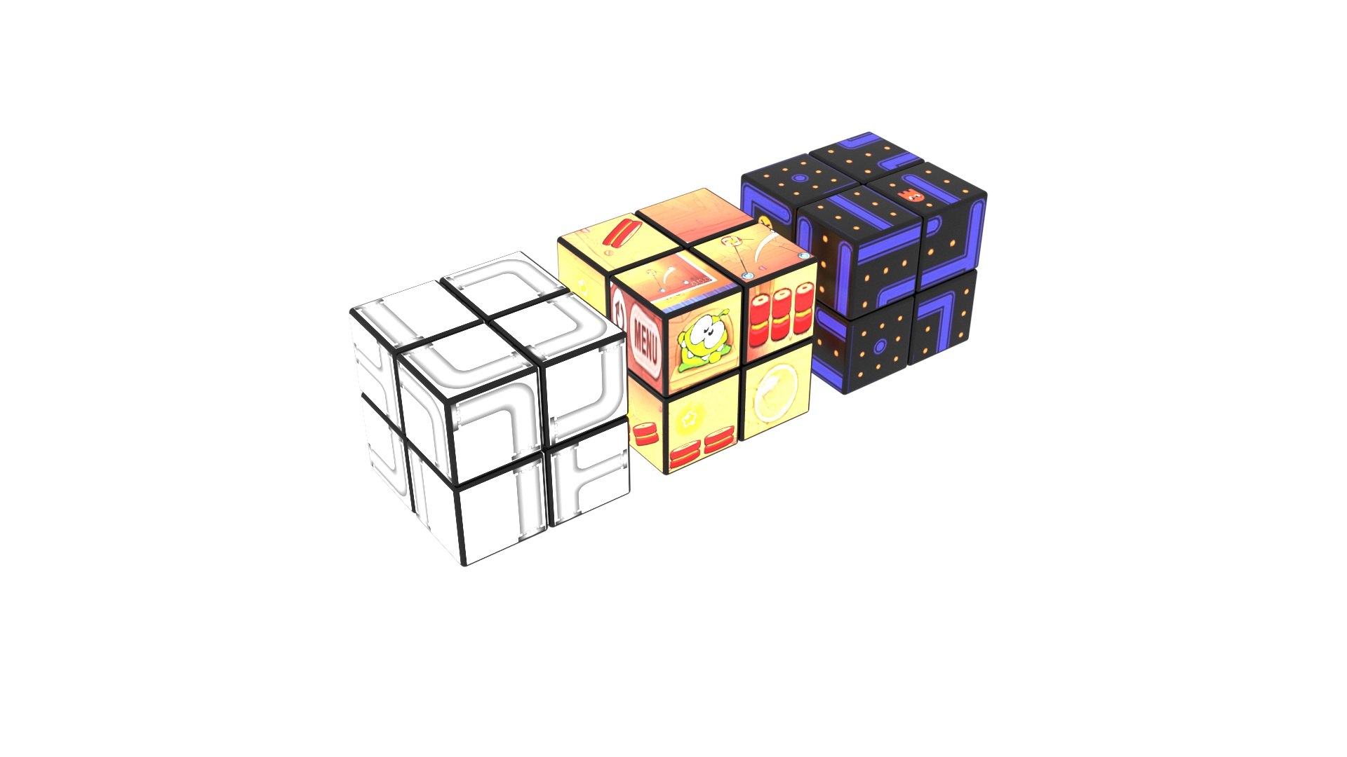 3D Rubiks Cube-like Gaming System - TurboSquid 1800716