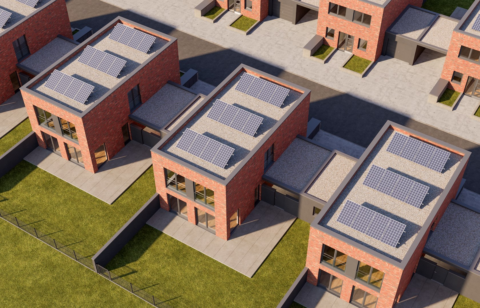 3D Simple Townhouse Model - TurboSquid 2191480