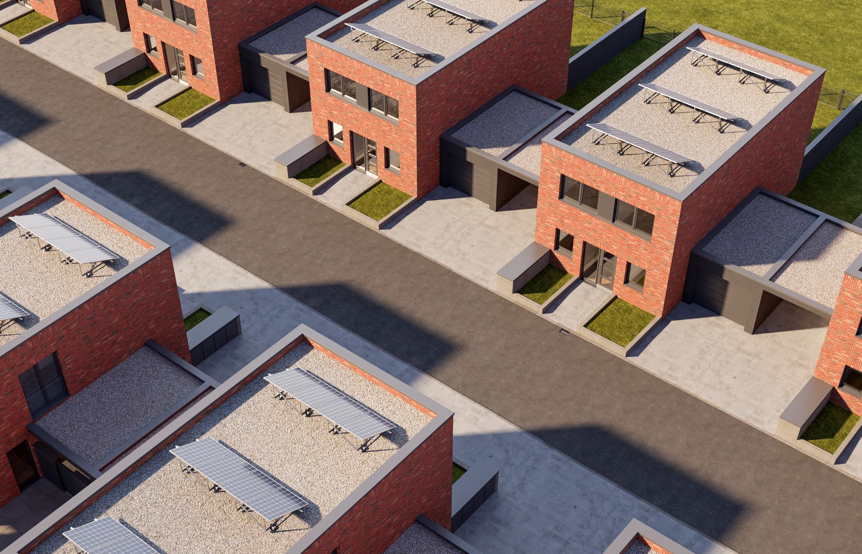 3D Simple Townhouse Model - TurboSquid 2191480