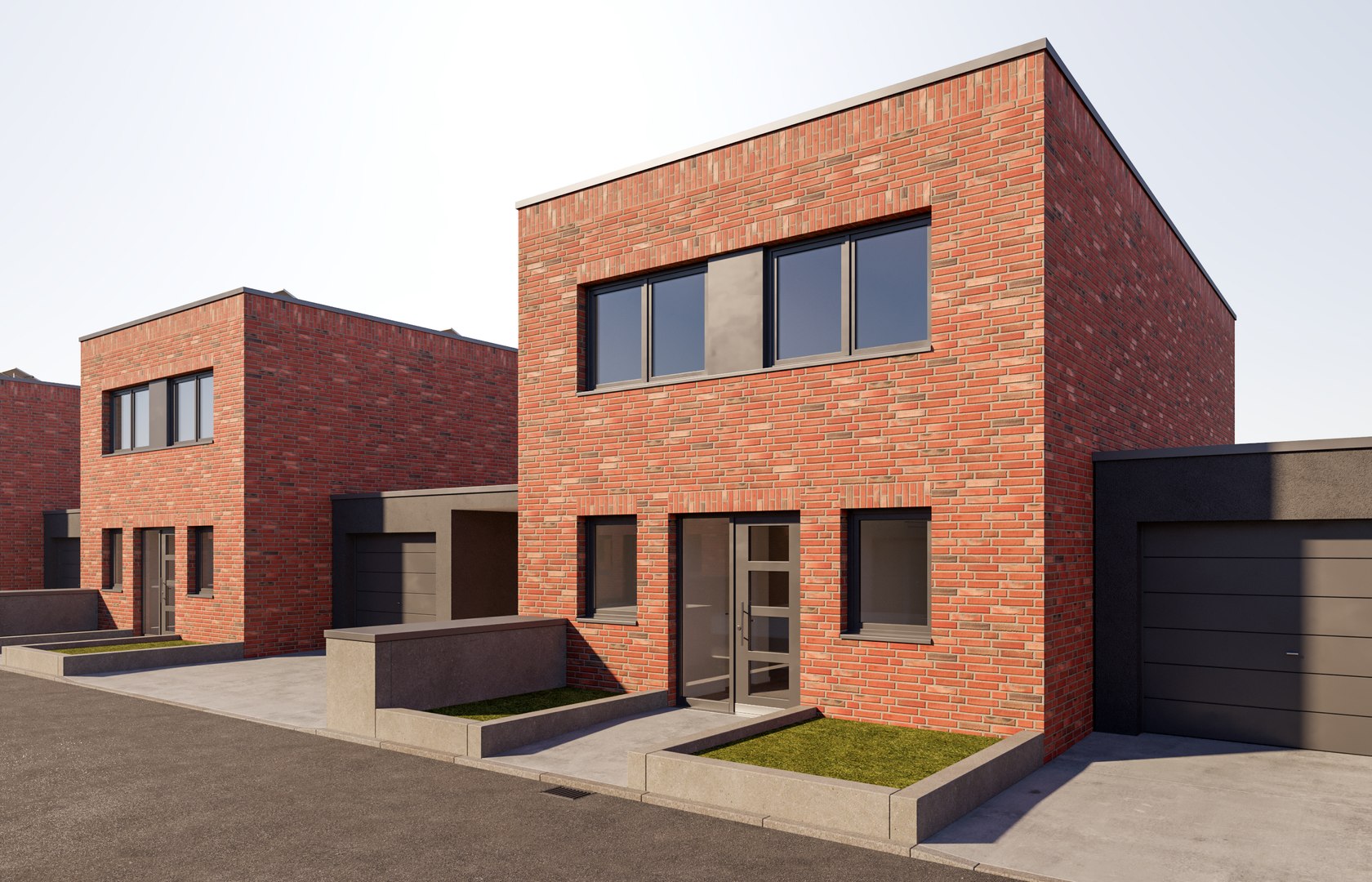 3D Simple Townhouse Model - TurboSquid 2191480