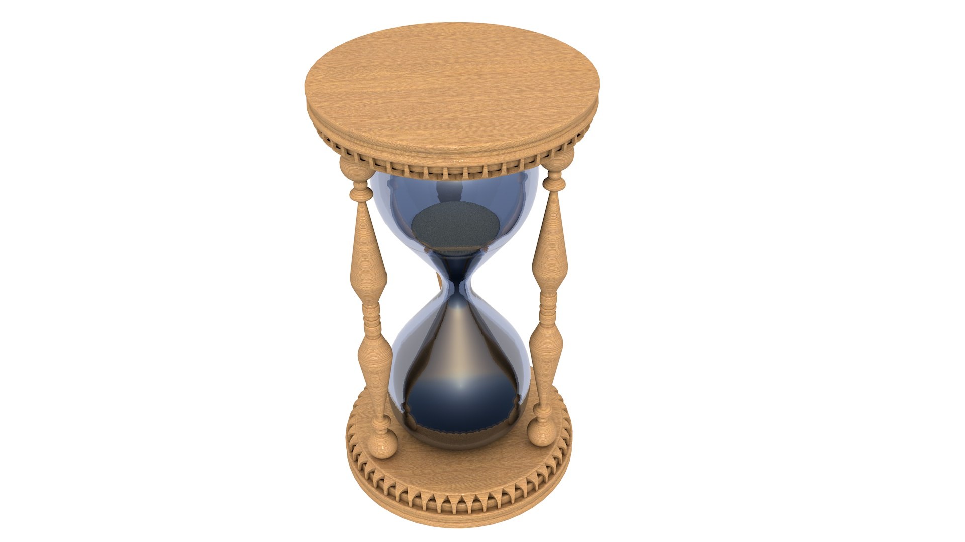 Hourglass 3D Model - TurboSquid 1833535