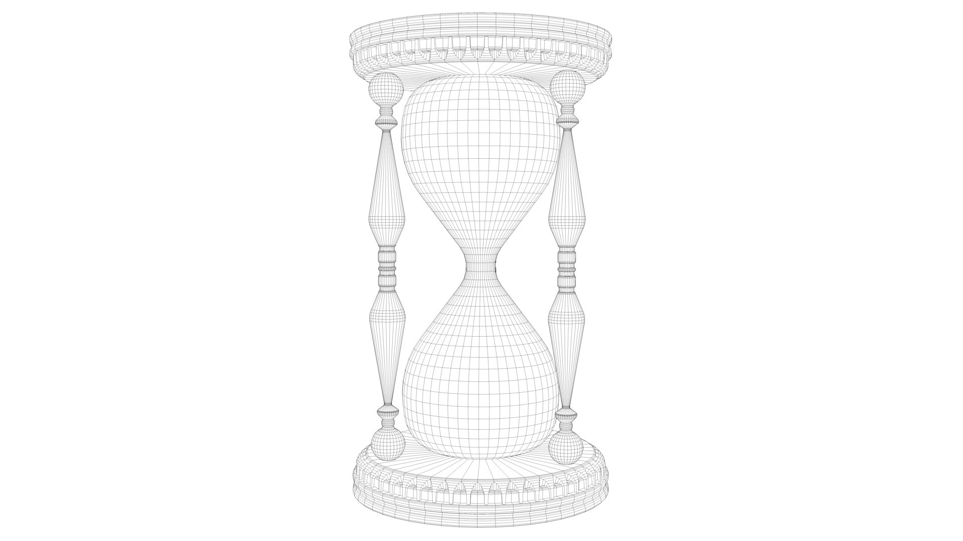 Hourglass 3D Model - TurboSquid 1833535