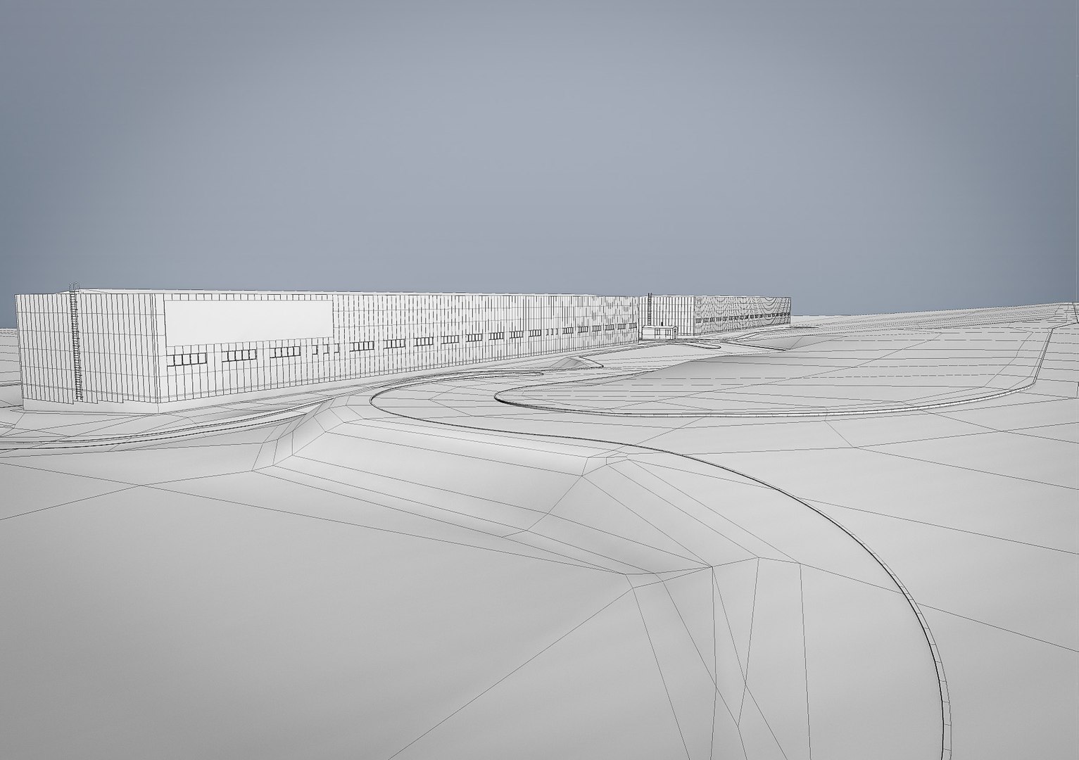 3D Logistics Building 01 - TurboSquid 1751233