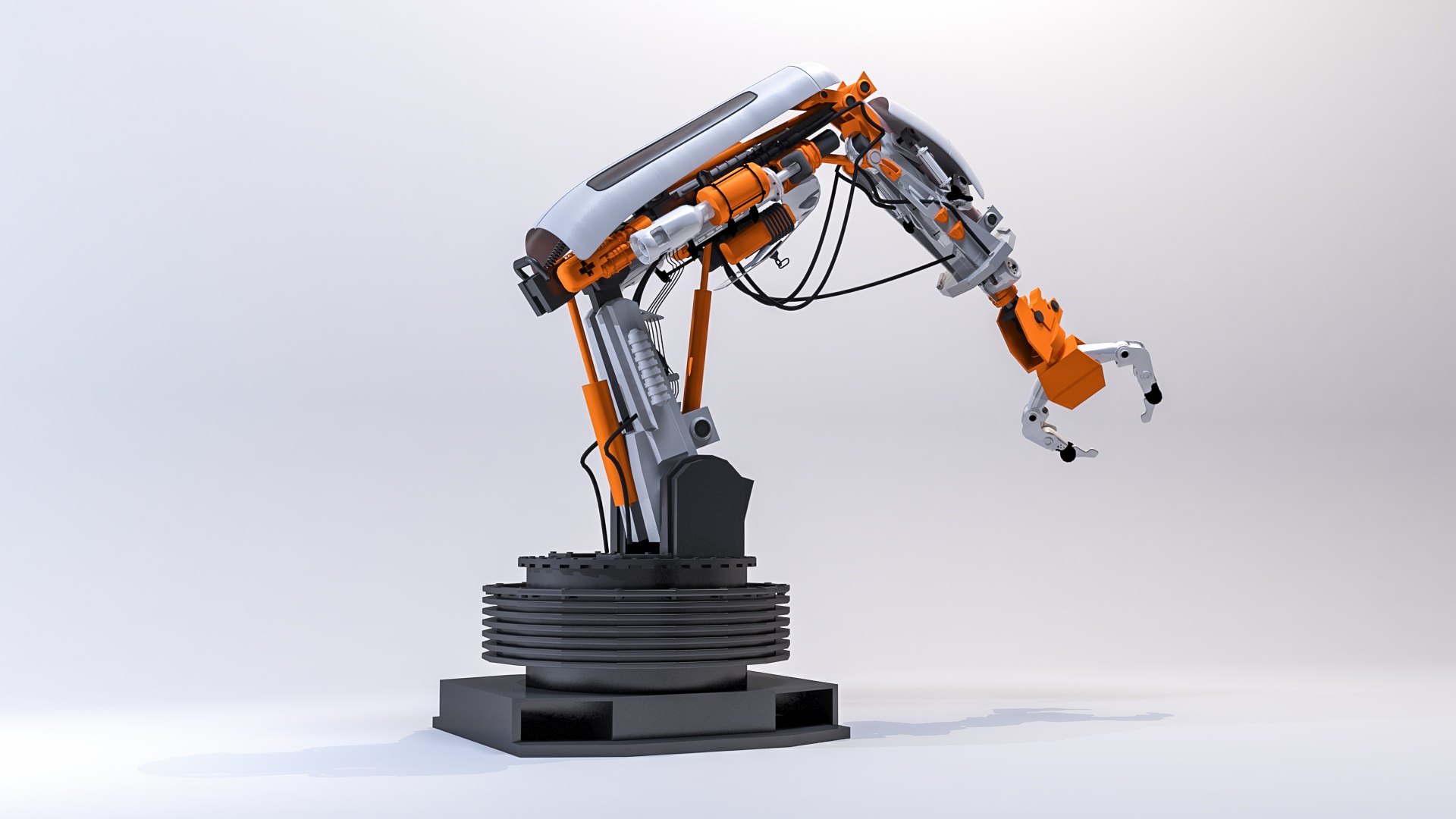Industrial Robot Arm Model - TurboSquid 1231751