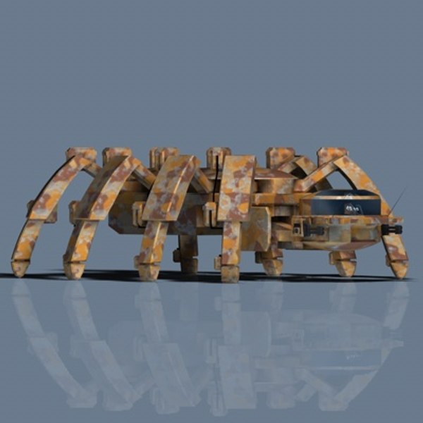 3d model spider bot