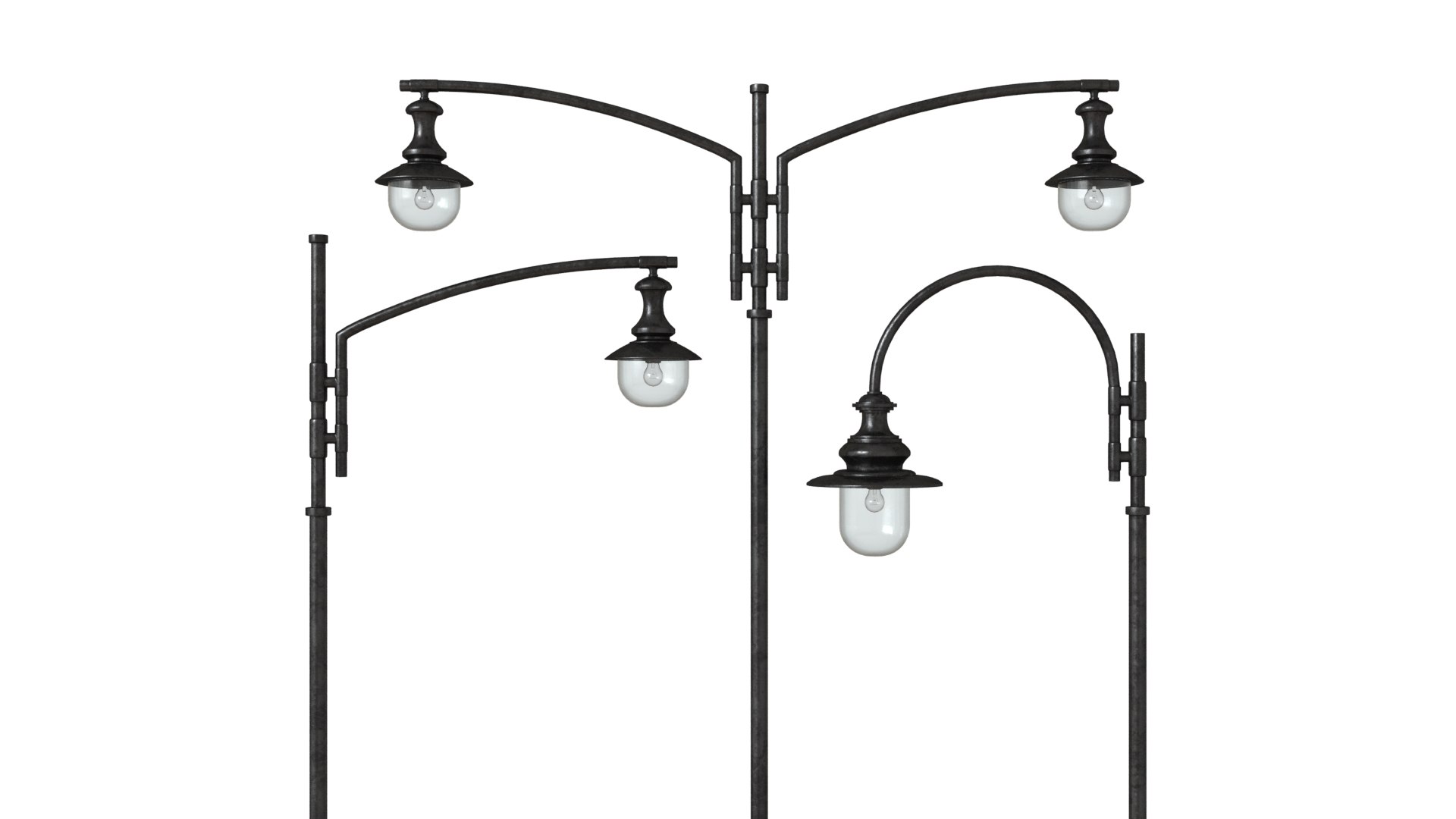 3D Lamp Post - TurboSquid 1700251