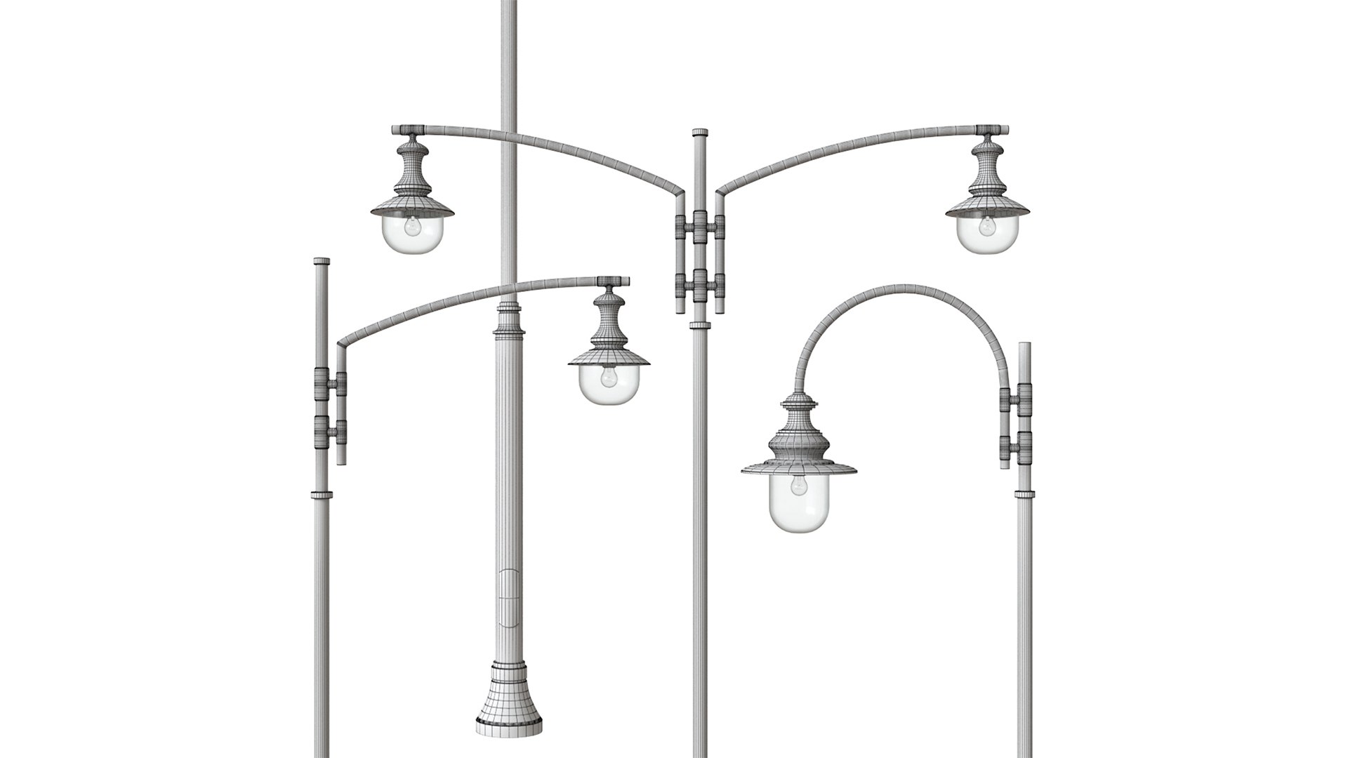 3D Lamp Post - TurboSquid 1700251