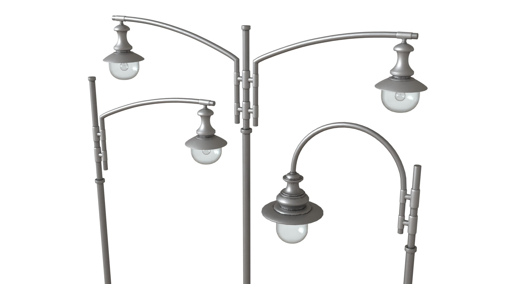 3D Lamp Post - TurboSquid 1700251