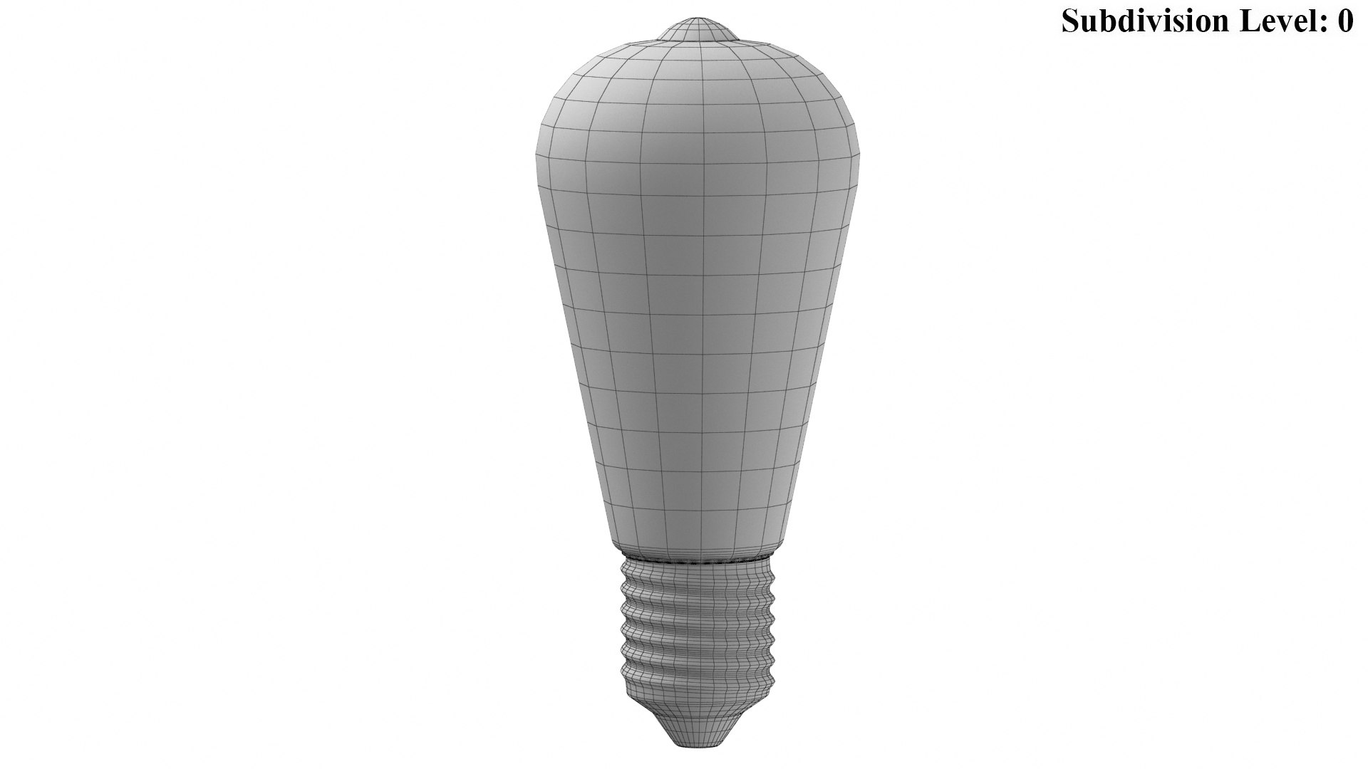 Detailed Light Bulb 3D - TurboSquid 2043777