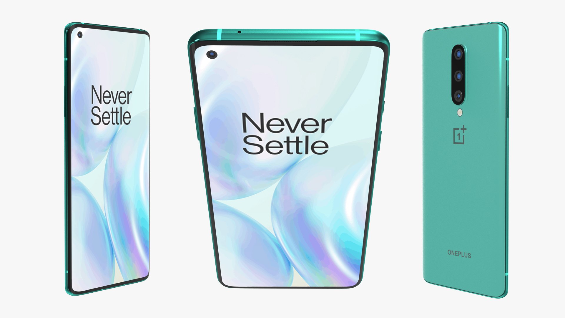 Oneplus 8 glacial green 3D - TurboSquid 1590104