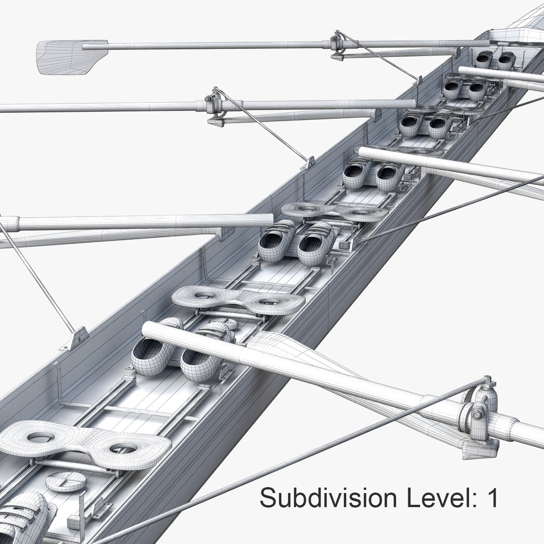3d Rowing Scull
