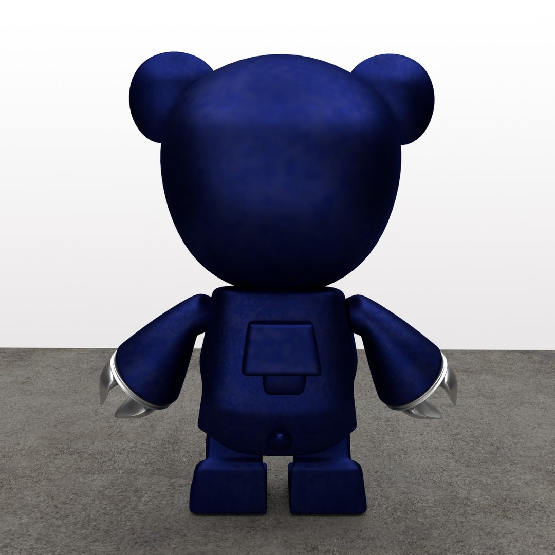 Cute Teddy Bear 3d Model