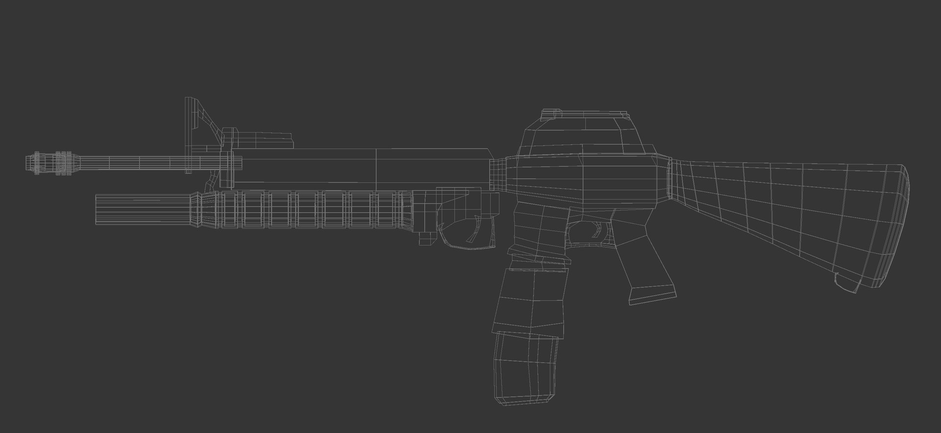 M16 With Grenade Launcher 3D - TurboSquid 1844856