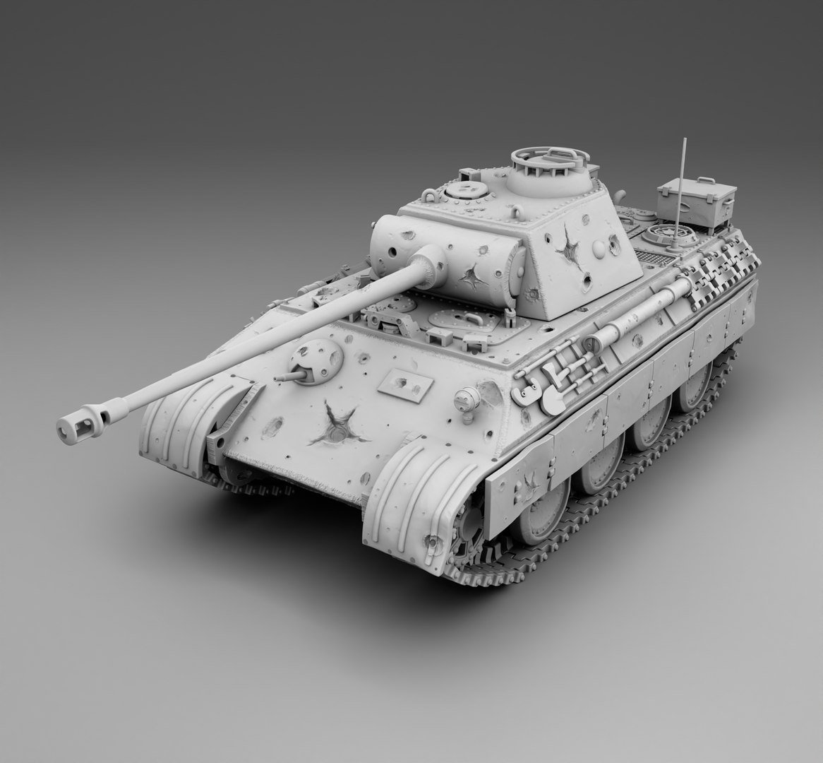 German Tank PZ-5 3D Model - TurboSquid 1947986