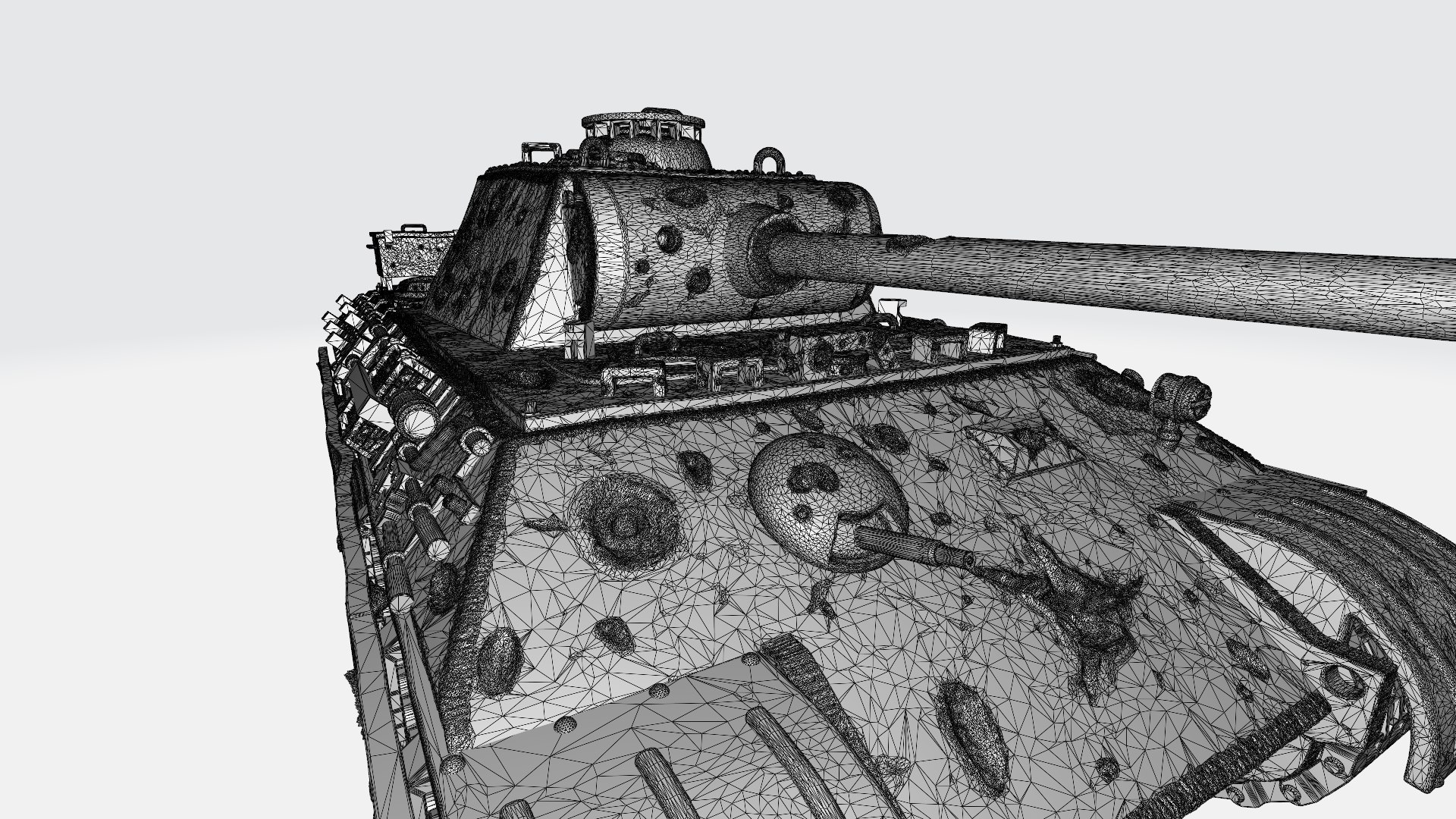 German Tank PZ-5 3D Model - TurboSquid 1947986