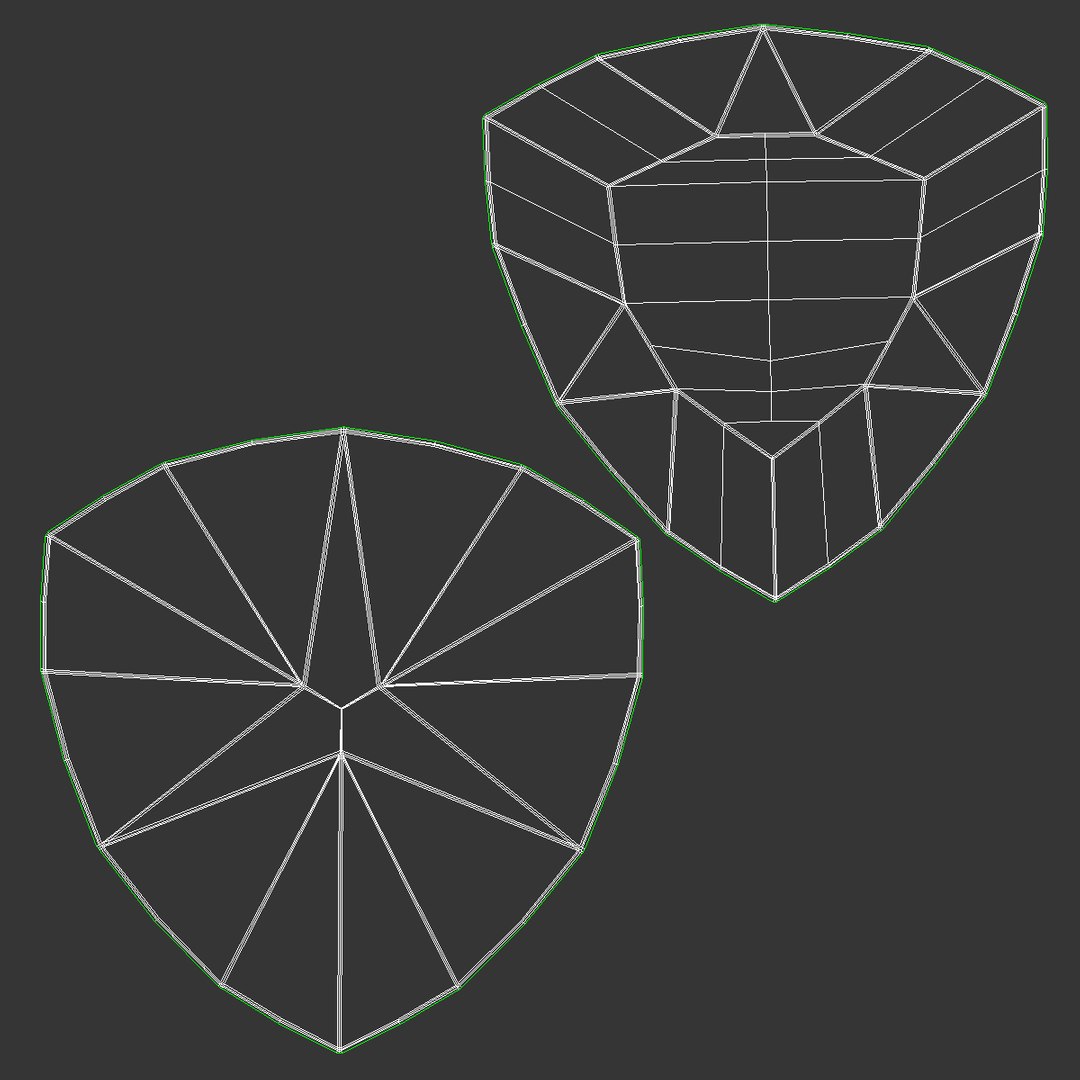 Shield Cut Diamond 3D Model - TurboSquid 1880791