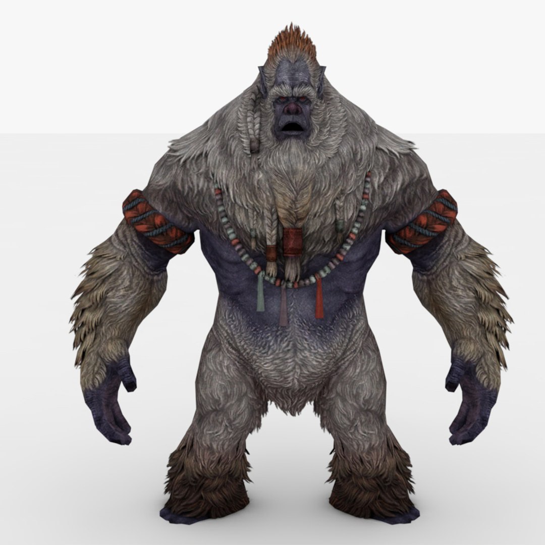 Yeti Rigged And Animated 3D Model - TurboSquid 2219153
