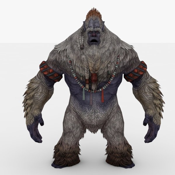 modelo 3d Yeti amañado y animado - TurboSquid 2219153