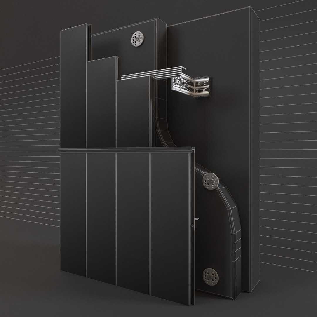 3D Linear Panels Finishing - TurboSquid 1391254