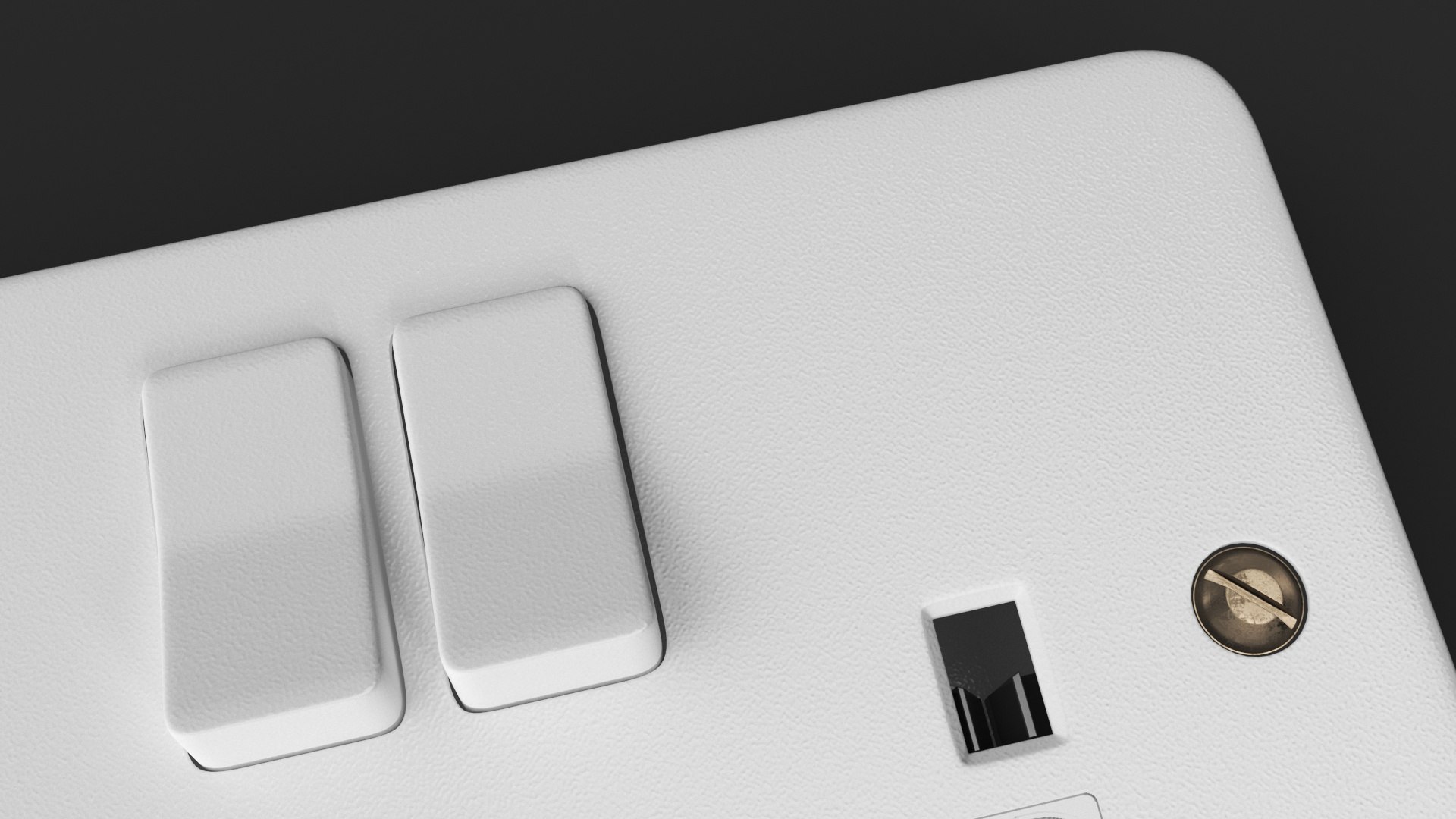 3D UK Double Socket With Switches - TurboSquid 2265146