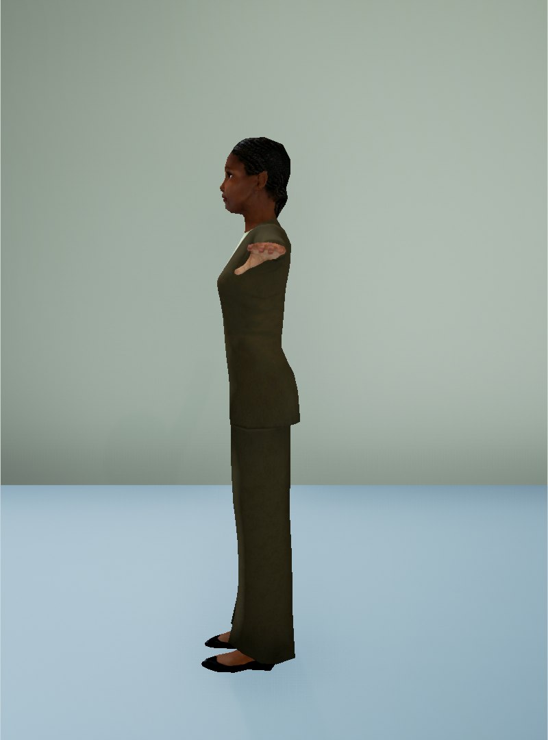 3d Rigged Character Model