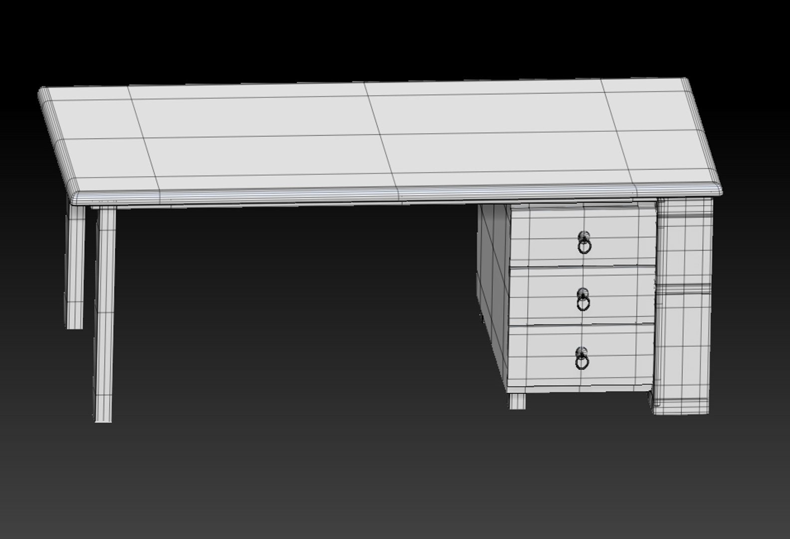 3d Model Desk Table