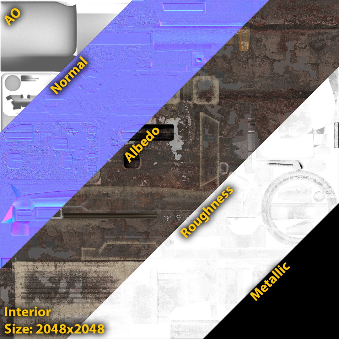 low-poly wrecked old 3ds