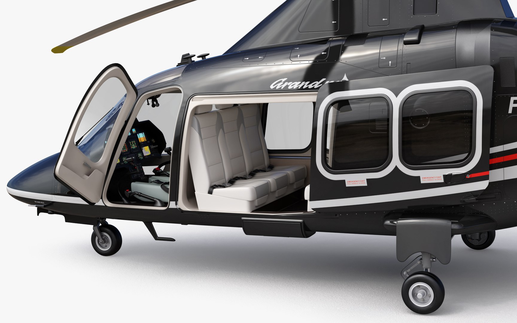 3D model AgustaWestland Leonardo AW109 Grand New - TurboSquid 1719443