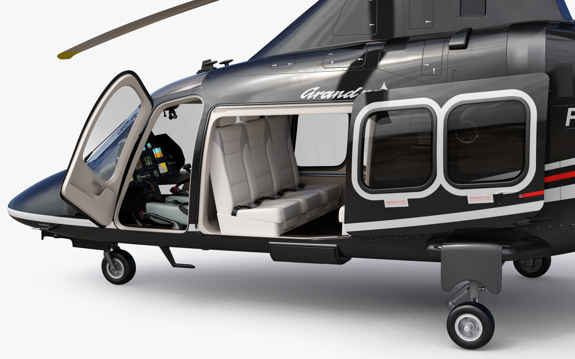 modèle 3D de AgustaWestland Leonardo AW109 Grand Nouveau - TurboSquid ...