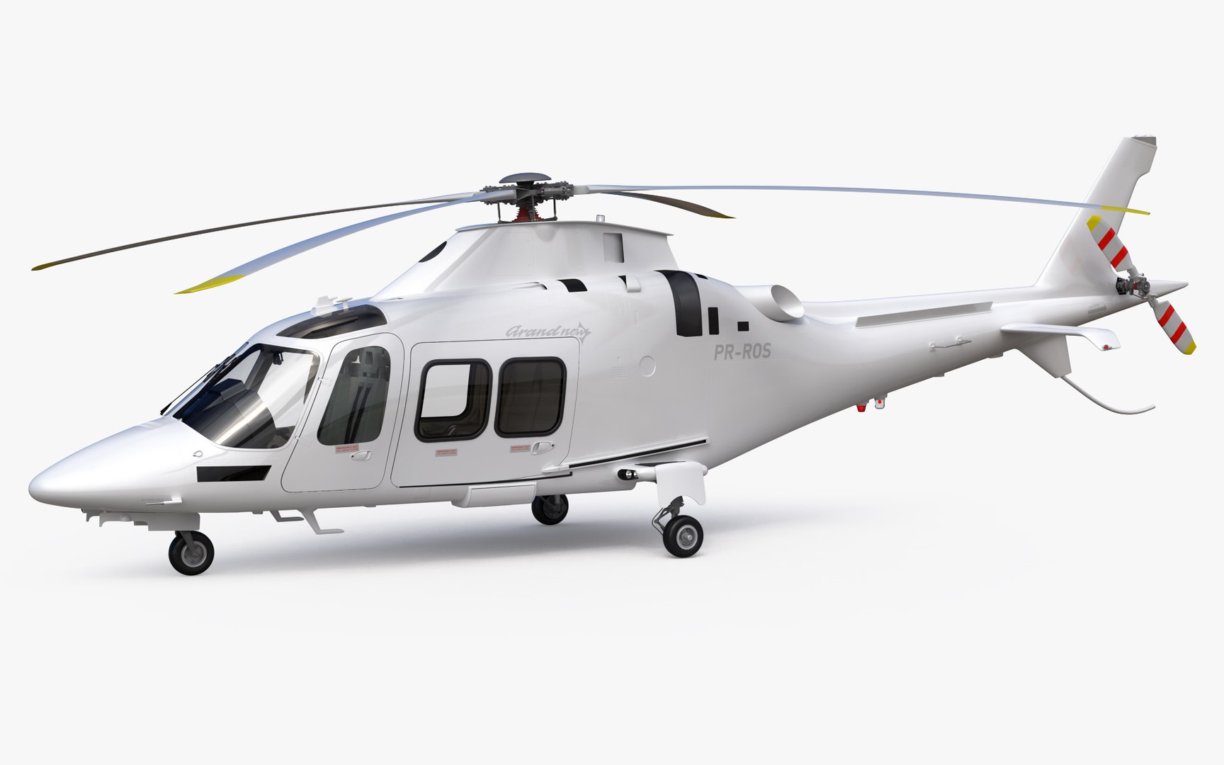 3D model AgustaWestland Leonardo AW109 Grand New - TurboSquid 1719443