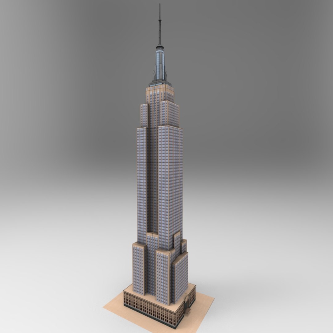 3d rise building model