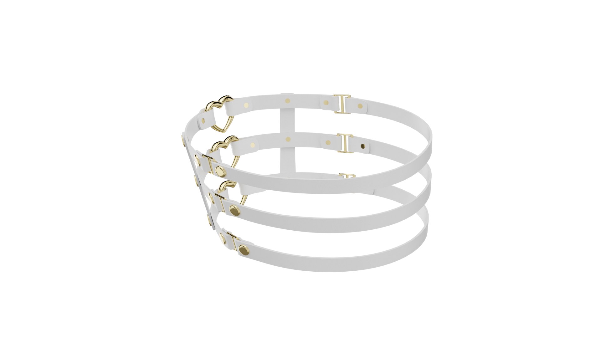 3D Leather Leg Garter 2 - TurboSquid 2261223