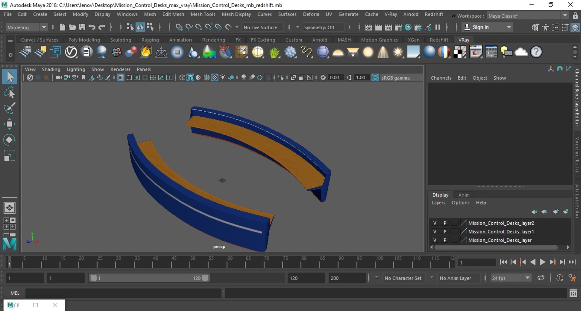 Mission Control Desks 3D Model - TurboSquid 2343123