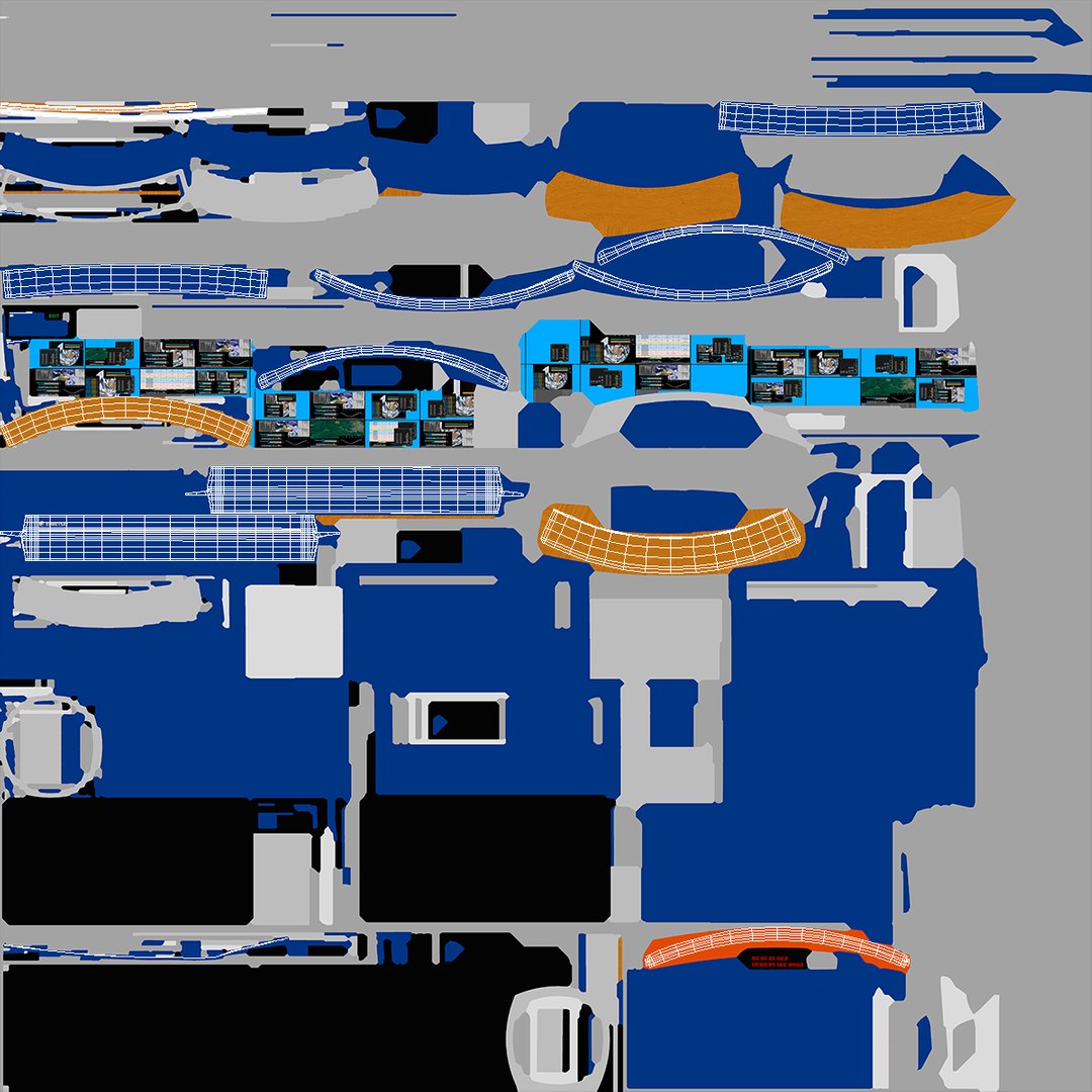 Mission Control Desks 3D Model - TurboSquid 2343123