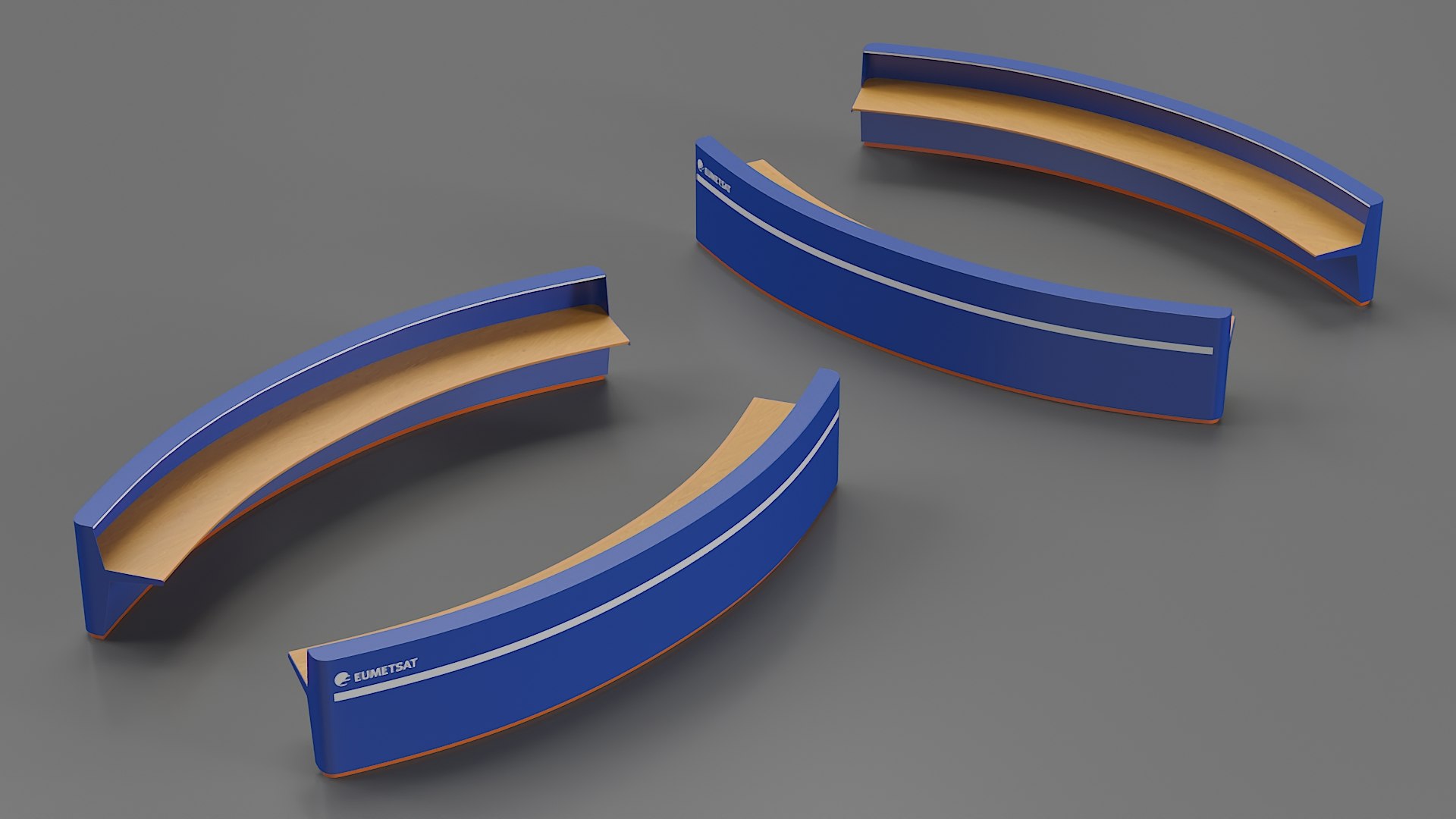 Mission Control Desks 3D Model - TurboSquid 2343123