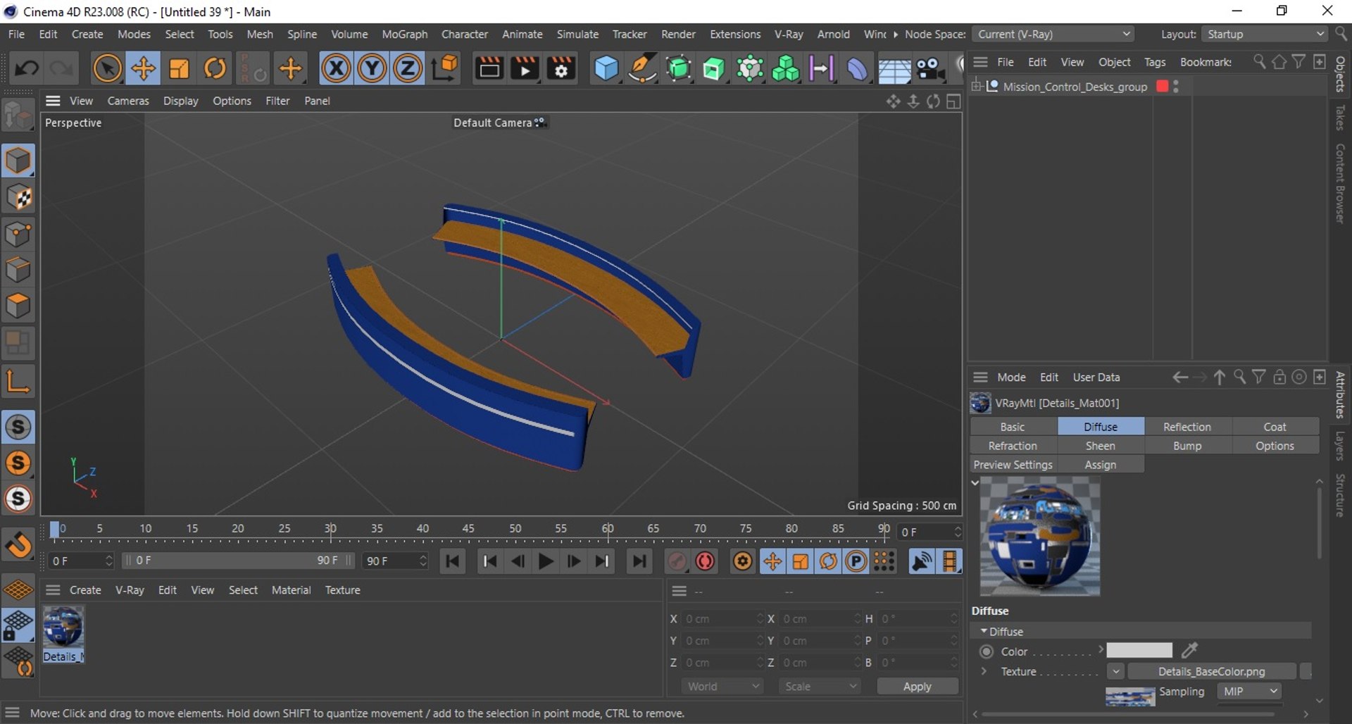 Mission Control Desks 3D Model - TurboSquid 2343123