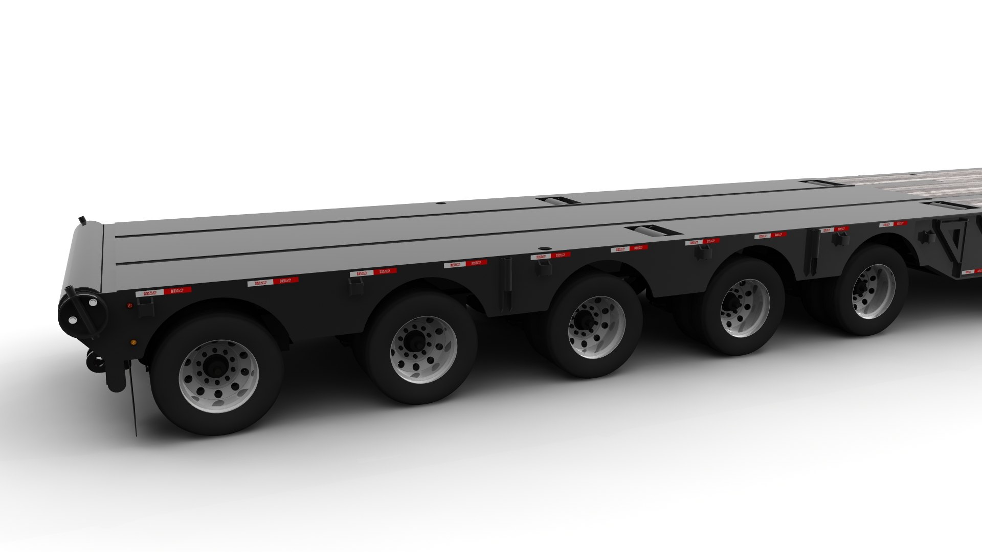 3D Kalyn Seibert Scissor Neck Oilfield Trailer Model - TurboSquid 1870526