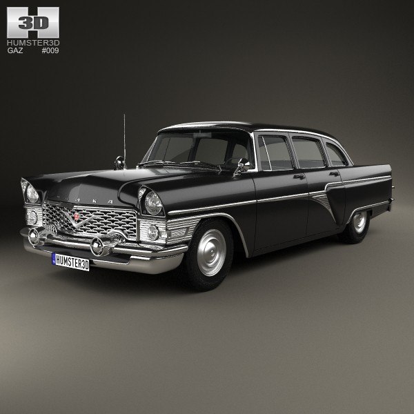GAZ 13 Chaika 1959 3D 모델 - TurboSquid 1130908